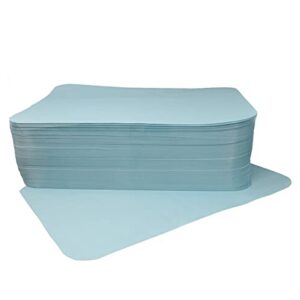 Dental Medical Tray Cover Liner 1000 Disposable Paper Sanitary Covers for Lining Surgery Trays Premium Blue Tray Sheet Liners for Covering Dental, Tattoo, Surgical and Beauty Trays [8.25"x12.25"] Blue