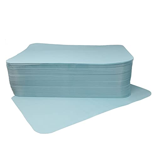 Dental Medical Tray Cover Liner 1000 Disposable Paper Sanitary Covers for Lining Surgery Trays Premium Blue Tray Sheet Liners for Covering Dental, Tattoo, Surgical and Beauty Trays [8.25"x12.25"] Blue