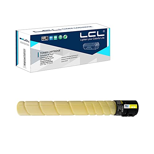 LCL Compatible Toner Cartridge Replacement for Konica Minolta TN514Y TN-514Y TN514 TN-514 A9E8230 High Yield Bizhub C458 Bizhub C558 Bizhub C658 (1-Pack Yellow)