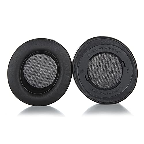 Razer Kraken Ear Cushion Replacement，Sumugaric Headphone Earpads Earmuffs Compatible with Razer Kraken 7.1 V2 / Razer Kraken Pro V2 Headset Repair Parts-（Black）