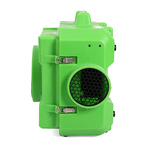 MOUNTO HEPA500 Commercial 500cfm Air Purifier Hepa Air Scrubber Negative Air Machine Roto-Molded (Green)