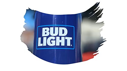 Bud Light Stainless Steel Can Insulator, Insulated Beverage Holder for Standard Size Can and Bottle, Can Cooler for Beer and Soda