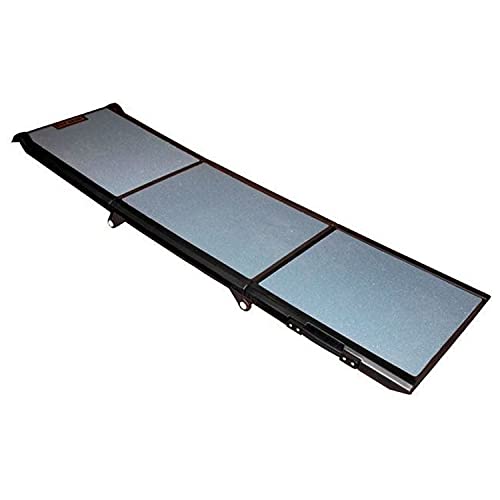 Pet Gear Tri-Fold Portable Pet Ramp for Dogs and Cats, 71" Long, Extra Wide, Holds up to 200lbs, Patented Design, Compact/Easy Fold with Safety Tether, Available in 2 Models