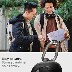 Spigen Tag Armor Duo Designed for Airpods Pro Case and AirTag Case Cover with Keychain [Dual Layer Solid Protection] - Matte Black