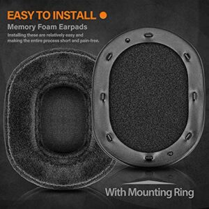 TRANSTEK Ear Pads Compatible with V2 / V2 Pro Gaming Headset I Memory Foam Replacement Ear Cushions (Velour)