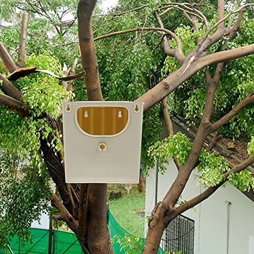 balacoo Bird Breeding Box Parakeet Nesting Box Bird Nest House Cage Hanging Bird Hut for Finch Cockatiel Budgie Conure Parrot