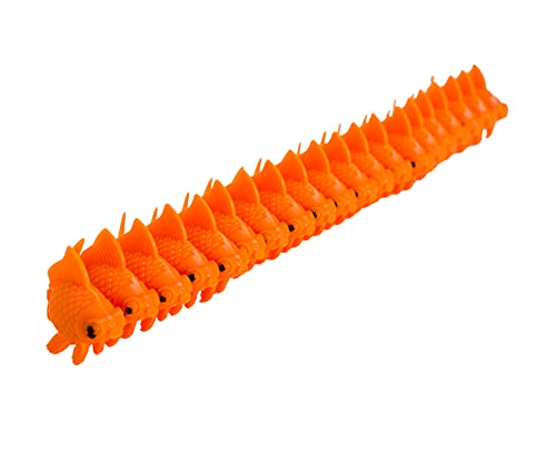 Neakomuki 20pcs Artificial Fish Fake Fish Plastic Floating Fish for Artificial Aquarium Orange Goldfish Ornament Decorations for Aquarium Fish Tank Fountain