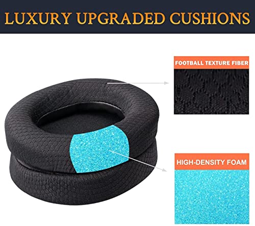 SOULWIT Ear Pads Cushions Replacement for SteelSeries Arctis 1/Arctis 3/Arctis 5/Arctis 7/Arctis 9X/Arctis Pro/Arctis Prime Headset, Earpads with Noise Isolation Foam