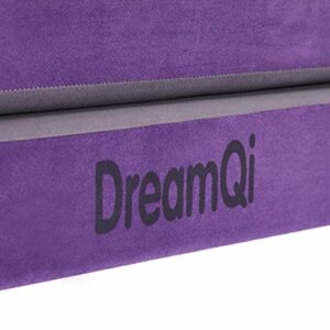 DreamQi Folding Mattress Twin,4 inch Tri Folding Foam Mattress Topper with Removable Cover, Portable Sleeping Mat,Easy to Storage,Foldable Pack N Play Mattress for Crib, Yoga Mats (Twin Size)