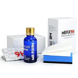 ceramic coating, manybuy mr fix 9h nano coating kit super ceramic car coating hydrophobic, car paint sealant protection anti scratch, high gloss auto ceramic 9h hardness ceramics