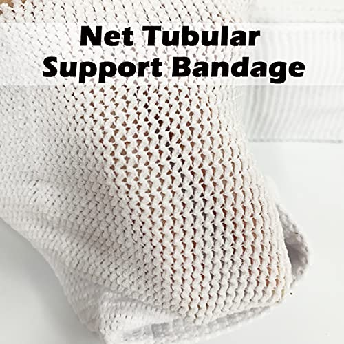 HXCH FixElastic Net Tubular Support Bandage for Neck of Large Dog Animal,Wound Dressing Retainer,6