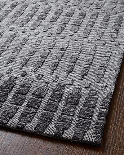 Justina Blakeney x Loloi Yeshaia Collection YES-05 Grey/Charcoal 7'-9" x 9'-9" Area Rug