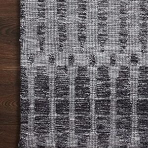 Justina Blakeney x Loloi Yeshaia Collection YES-05 Grey/Charcoal 7'-9" x 9'-9" Area Rug