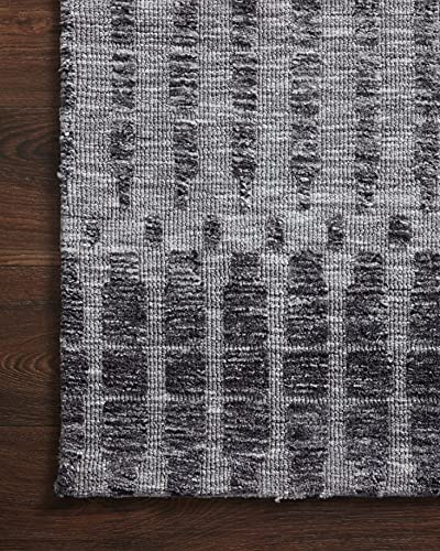 Justina Blakeney x Loloi Yeshaia Collection YES-05 Grey/Charcoal 7'-9" x 9'-9" Area Rug