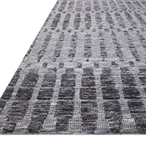 Justina Blakeney x Loloi Yeshaia Collection YES-05 Grey/Charcoal 7'-9" x 9'-9" Area Rug