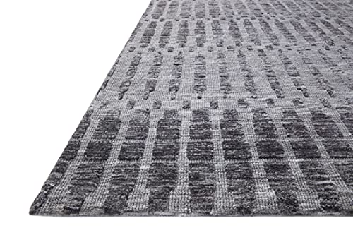 Justina Blakeney x Loloi Yeshaia Collection YES-05 Grey/Charcoal 7'-9" x 9'-9" Area Rug