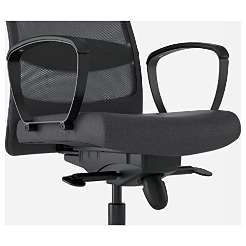 IKEA MARKUS Office chair, Adjust the height and angle of this chair so your workday feels comfortable [Vissle dark grey]