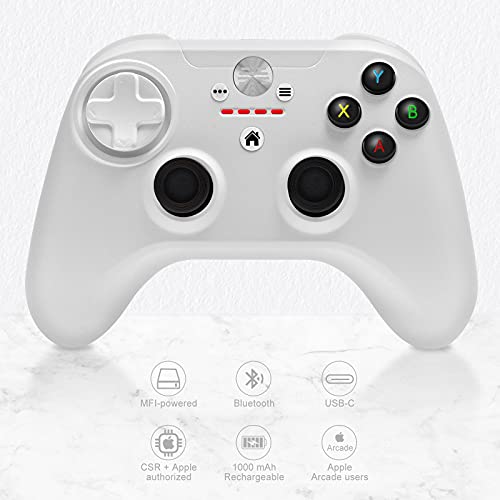 BEITONG MFi Certified Wireless Gamepad Controller Officially Apple Licensed Joystick iOS Wireless Gaming Controller for iPhone XS/11/12/12pro/XR, iPad Pro/Air, iPad, iPad Mini