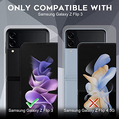 Orzero (3 Sets 12 Packs) Compatible for Samsung Galaxy Z Flip 3 5G Soft TPU Screen Protector, High Definition Premium Quality Edge to Edge (Full Coverage) Bubble-Free (Lifetime Replacement)