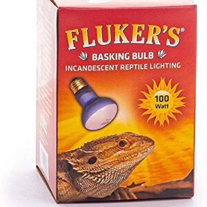 Fluker's Repta-Sun Incandescent Reptile Basking Bulb 100W - Includes Attached DBDPet Pro-Tip Guide