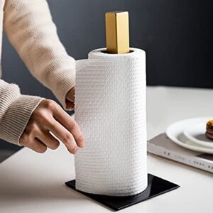 Heavy Standing Paper Towel Holder, Weighted Sturdy Holder for Paper Towel Rolls