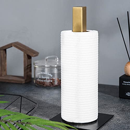 Heavy Standing Paper Towel Holder, Weighted Sturdy Holder for Paper Towel Rolls