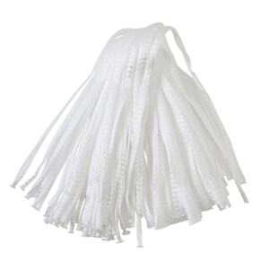 200 Pack Reusable Nylon Mesh Produce Bags, for Vegetables, Fruit, Seafood Boil Party Supplies (White, 23.6 In)