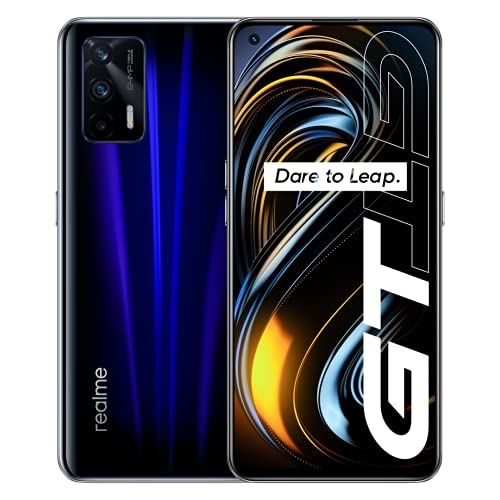 Realme GT 5G 128GB 8GB RAM Factory Unlocked (GSM Only | No CDMA - not Compatible with Verizon/Sprint) International Version - Blue