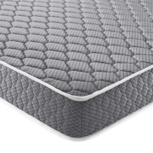 Allora Mila 6” Narrow Twin Mattress - Firm 6 Inch Twin Mattress in Grey