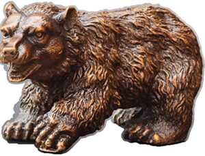 dsqk garden statue creative decoration of pure copper bear animal wine rack study room