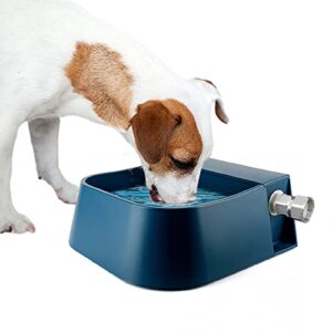 namsan automatic pet waterer auto fill dog water dispenser 2 liter livestock water bowl feeder cat auto water troughs with adapter for 3/4" male water pipe