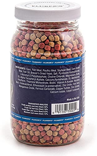 Fluker's Aquatic Turtle Formula Turtle Diet Dry Food 8oz - Includes Attached DBDPet Pro-Tip Guide