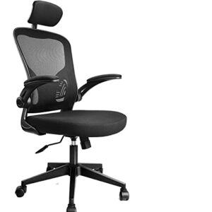 HARBLAND Ergonomic Office Chair, Home Office Desk Chair High Back Chair with Adjustable Headrest Backrest Armrest for Home Office Computer Desk (Black)