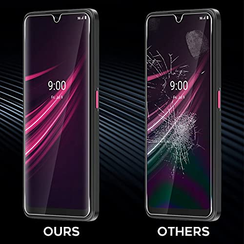 Orzero (3 Pack) Compatible for T-Mobile REVVL V+ 5G (T-Mobile REVVL V Plus 5G) Tempered Glass Screen Protector, 9 Hardness HD (Lifetime Replacement)