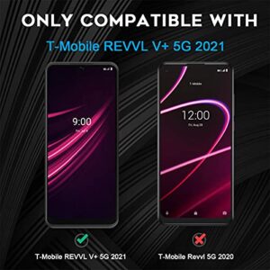 Orzero (3 Pack) Compatible for T-Mobile REVVL V+ 5G (T-Mobile REVVL V Plus 5G) Tempered Glass Screen Protector, 9 Hardness HD (Lifetime Replacement)