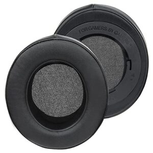 replacement ear pads for razer kraken 7.1 v2 headphones, ancable replacement lambskin memory foam gaming headphone oval ear cushion earmuff kit pad cover for razer kraken pro v2, kraken 7.1 v2, black