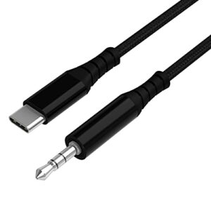 ivoros usb c to 3.5mm headphone adapter, type c audio jack earphone aux converter,work for samsung galaxy s21/s20/ultra/note 20/10+plus,google pixel 6/5/4/3/2 xl,ipad pro/air4/mini6,surface 7/x/go