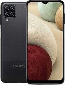 samsung galaxy a12 (128gb, 4gb) 6.5" hd+, quad camera, 5000mah battery, gsm unlocked global 4g volte (not verizon/boost) international model a125m (black)