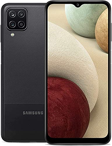 SAMSUNG Galaxy A12 (128GB, 4GB) 6.5" HD+, Quad Camera, 5000mAh Battery, GSM Unlocked Global 4G Volte (NOT VERIZON/Boost) International Model A125M (Black)