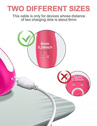 Bicmice Magnetic USB DC Charger Cable Replacement Charging Cord-(6mm/0.24in)