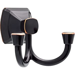 liberty delta flynn oil-rubbed bronze double robe hook - total qty: 1