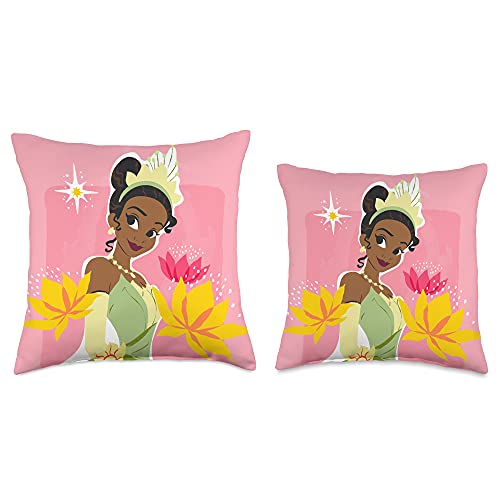 Disney Princess Tiana Pink Throw Pillow, 18x18, Multicolor