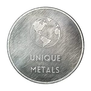 1 Troy Oz Titanium Round - .999 Pure Chemistry Element Design by Unique Metals