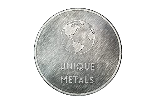 1 Troy Oz Titanium Round - .999 Pure Chemistry Element Design by Unique Metals