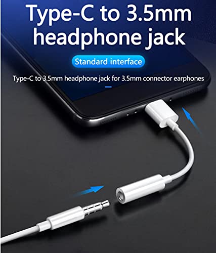 AIO Best USB C to Headphone Jack Adapter for All Andriod Phones and Type C to 3.5mm Aux Audio Cable for iPad Pro 11 inch 12.9 inch 2018 Google PixelPixel 22XL3 NexusSamsungNoteLGMoto ZZ2