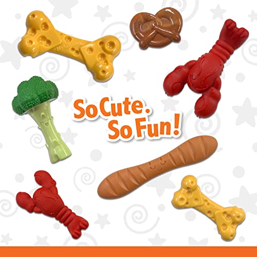 Nylabone Pretzel Dog Toy - Power Chew Dog Toy for Aggressive Chewers - Bacon & Peanut Butter Small/Regular (1 Count)