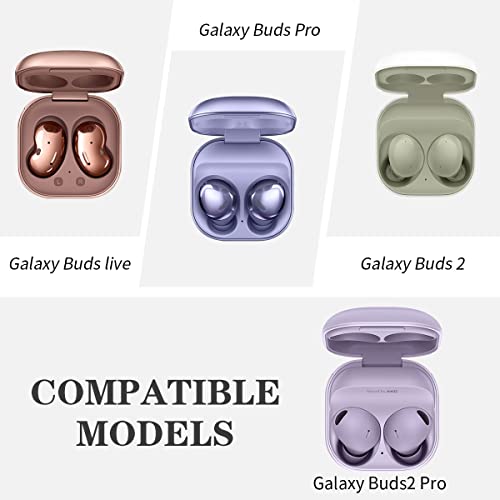 2PACK Cute Case for Galaxy Buds 2 Case (2021)/Galaxy Buds Pro Case (2021)/Buds Live Case (2020),3D Cartoon Kabi&Bubble Gum Silicone Protective Cover for Samsung Buds Pro/Buds 2/Buds Live Charging Case