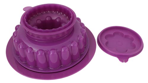 NewTupperware SMALL Jel Ring Jello Desserts Mold 500ml / 2 cups in Purple