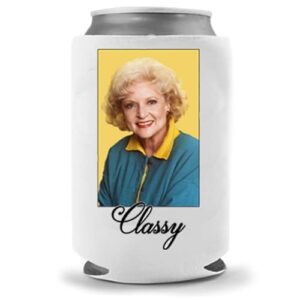 Golden Girls Beer Coolies | Blance Dorothy Rose Sophia | Funny Gag Party Gift Beer | Funny Joke Drink Can Cooler | Beer Beverage Holder | Beer Gifts | Quality Neoprene Insulated Coolie (Squad Goals)