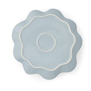 Portmeirion Sophie Conran Floret 13 Inch Large Stoneware Serving Platter, Robins Egg